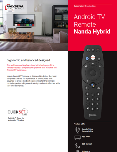 Android TV - Nanda Product Sheet